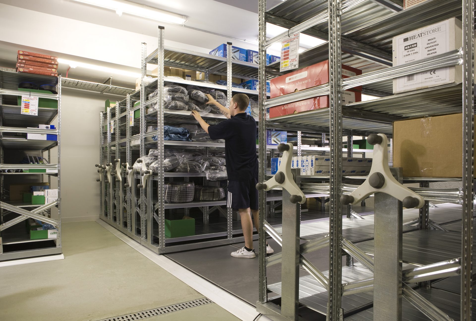 Mobile Shelving Archives - Action Storage Shelving